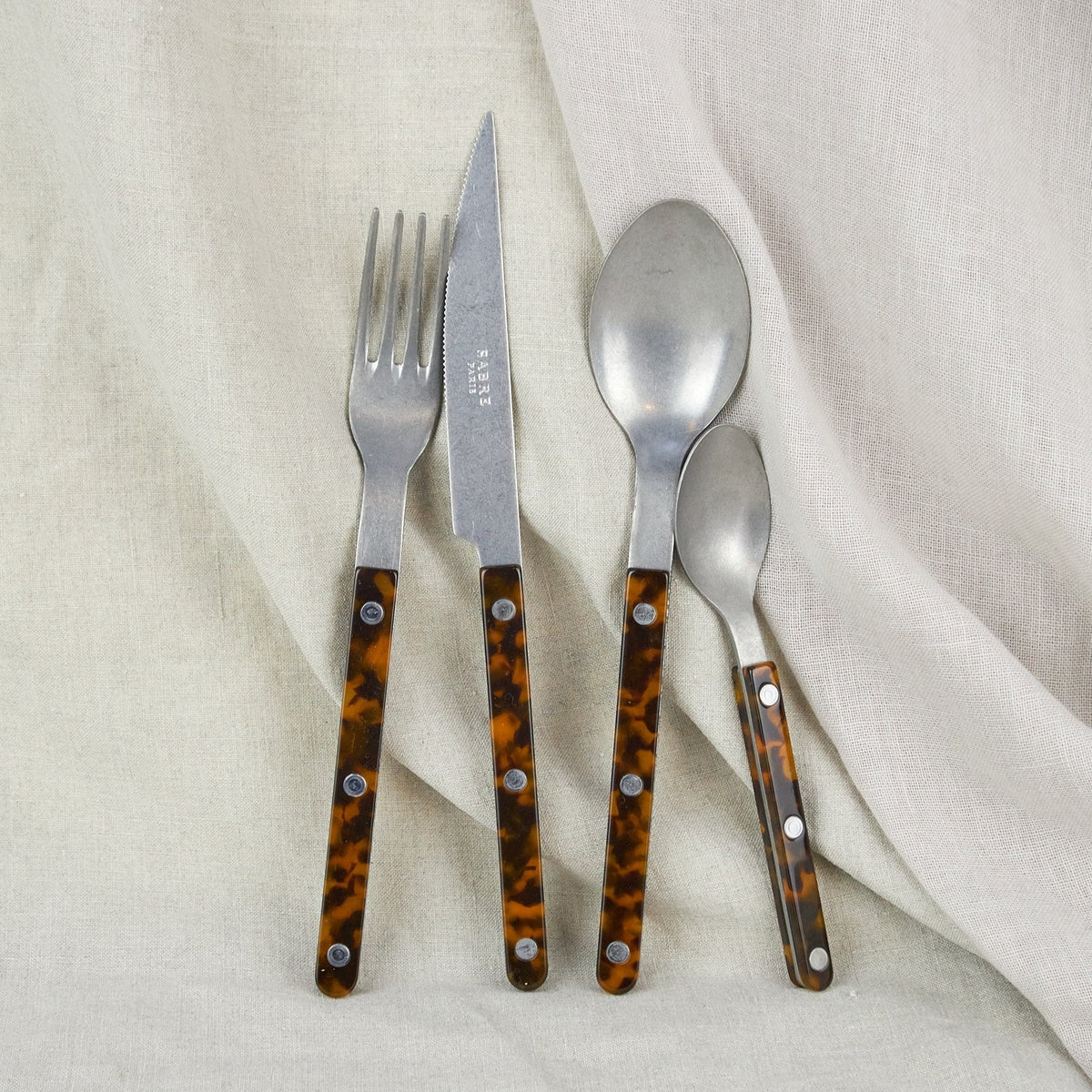 Bistro Vintage Cutlery Set - Tortoise– A New Tribe